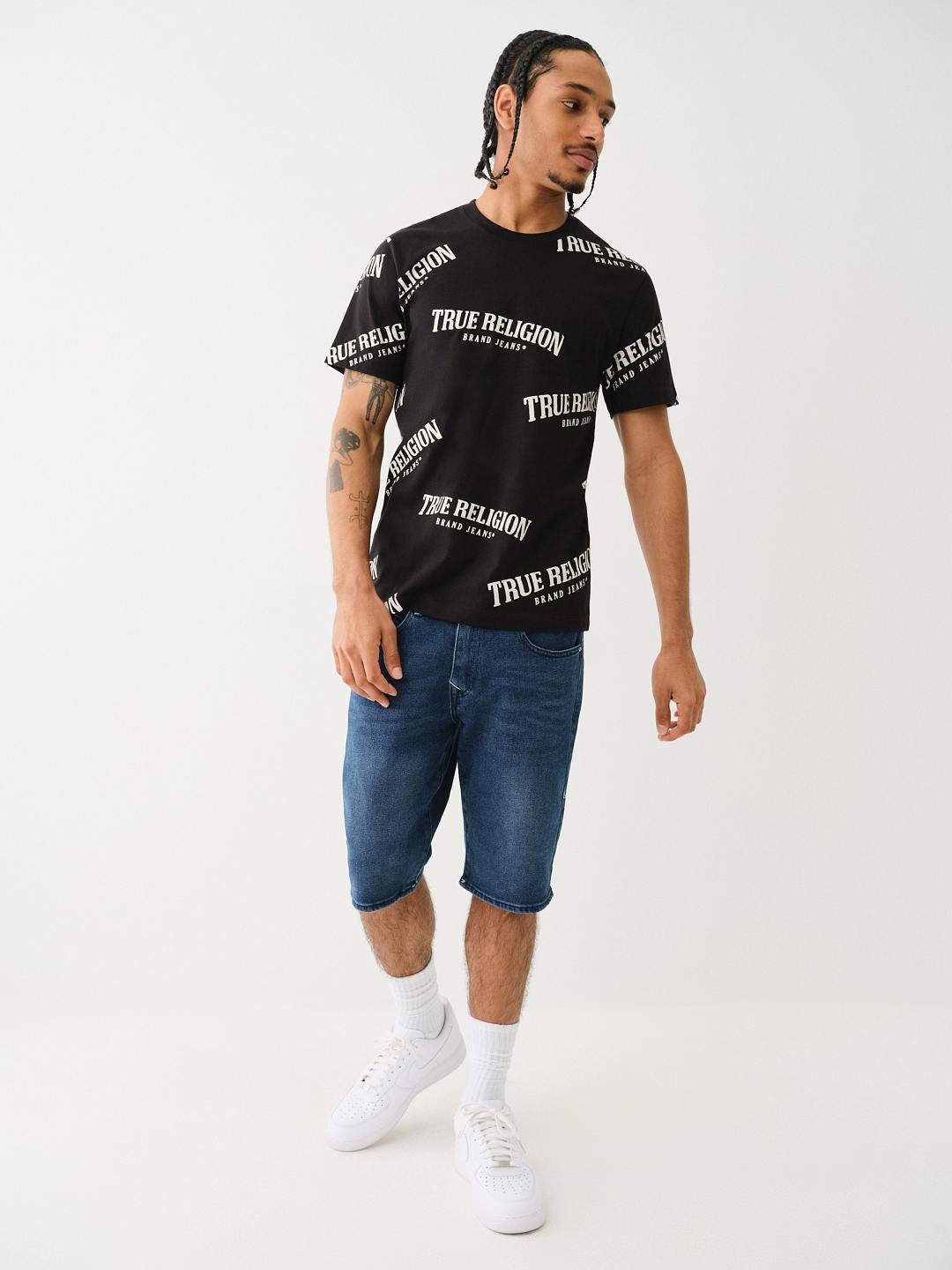 TRUE RELIGION LOGO PRINT TEE