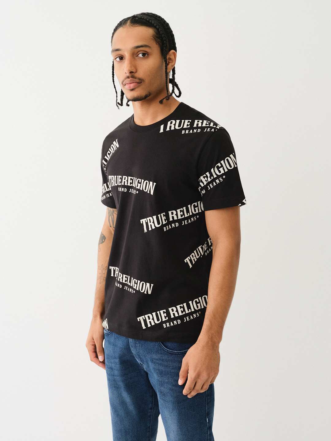 TRUE RELIGION LOGO PRINT TEE