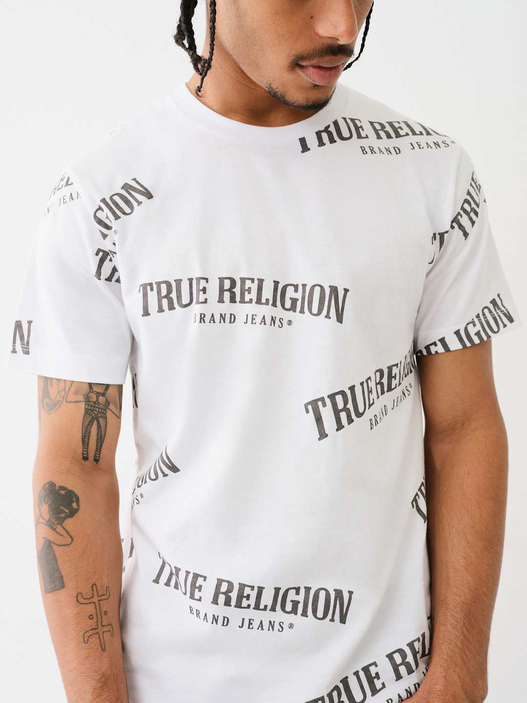True Religion Logo True Religion Logo Tee In Black | ASOS
