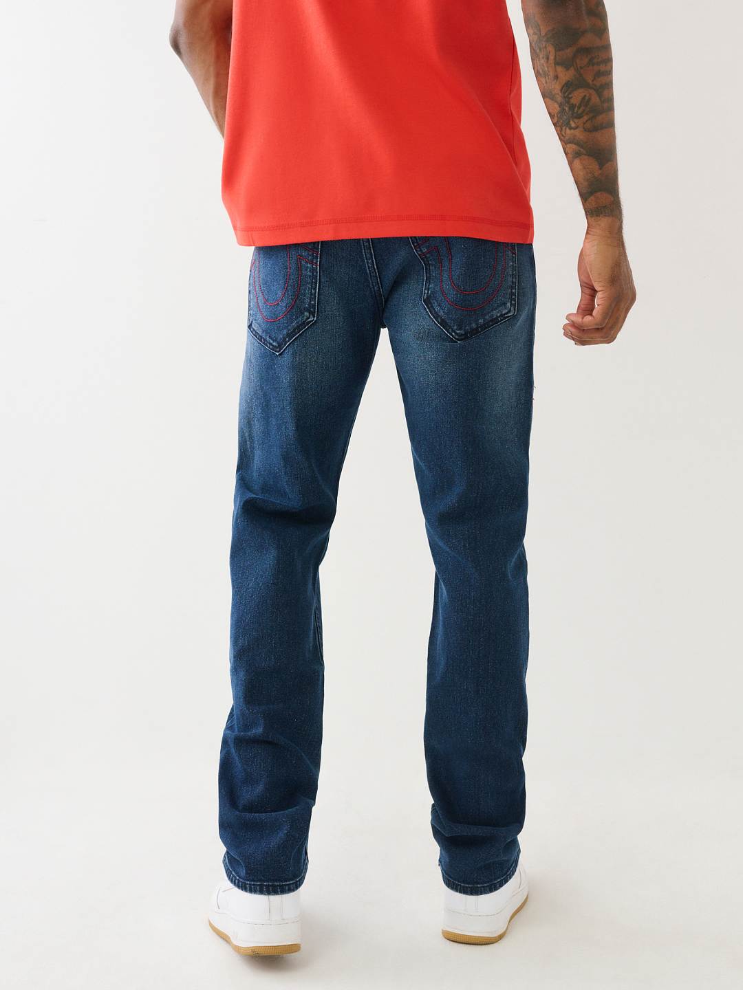 RICKY RED SINGLE NEEDLE STRAIGHT JEAN