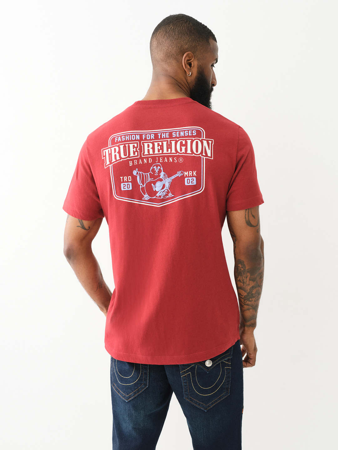 TRUE TRADEMARK 2002 LOGO TEE - Red | True Religion