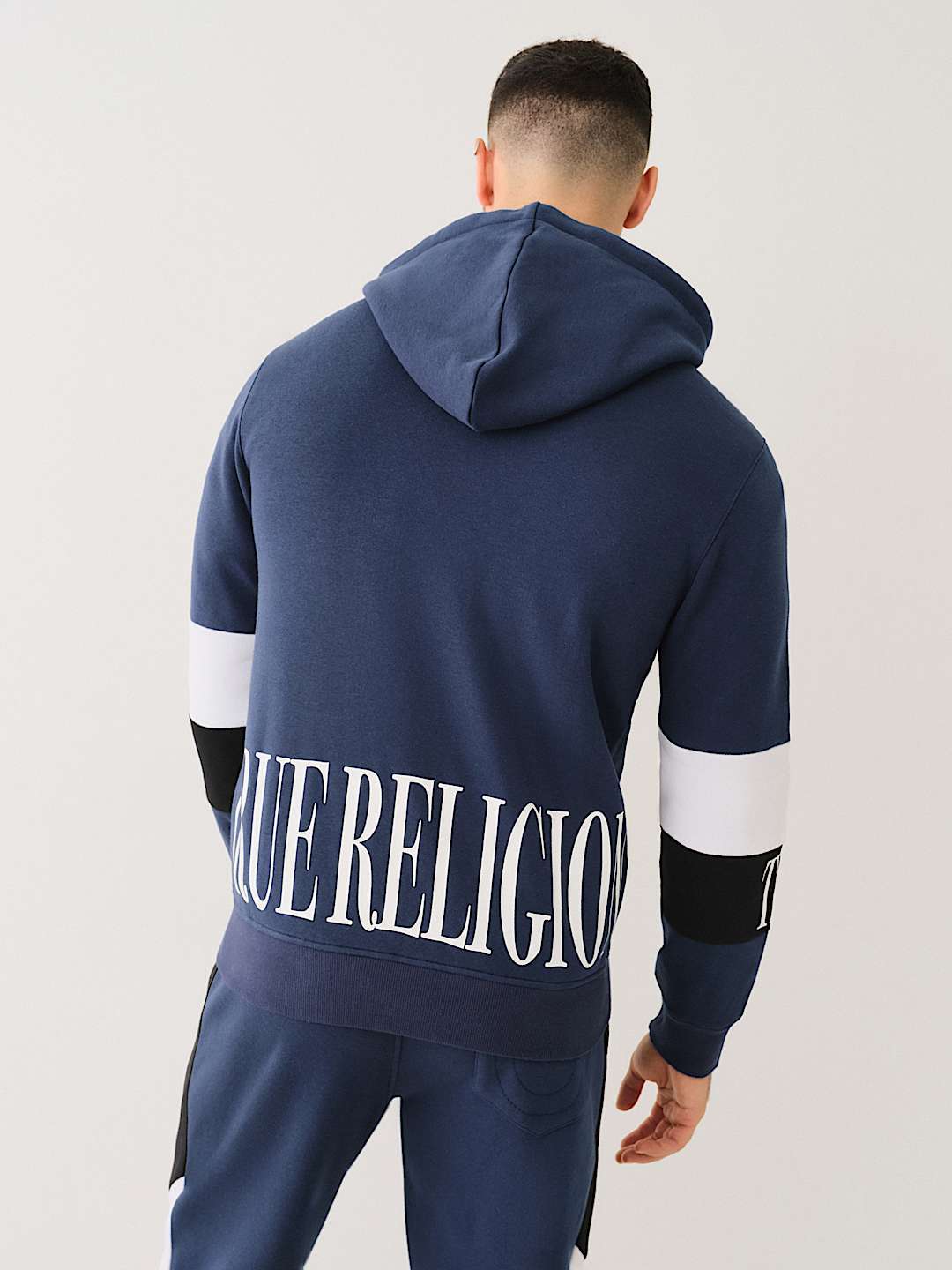 COLORBLOCK ZIP HOODIE - Navy/Sapphire | True Religion