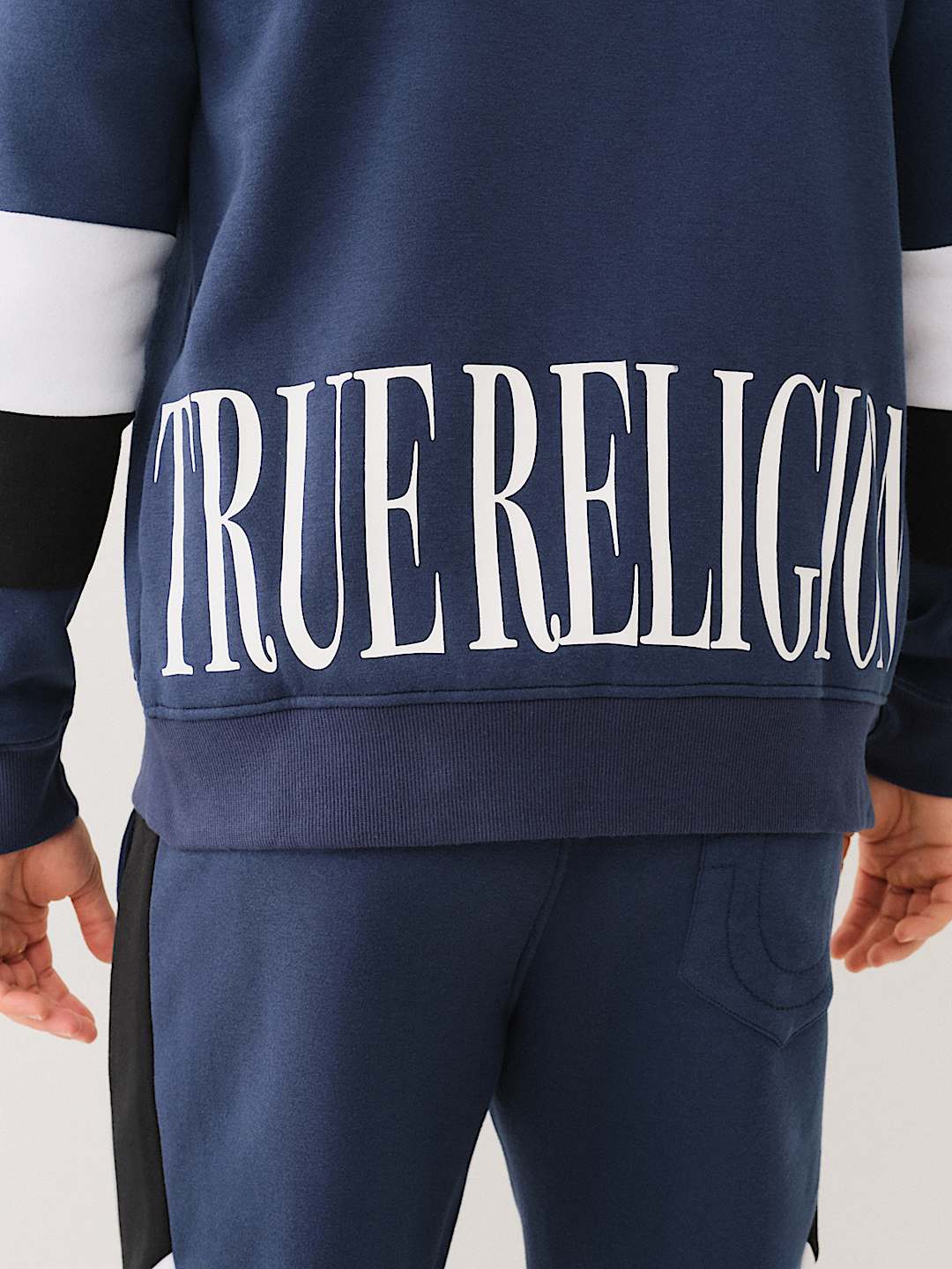 COLORBLOCK ZIP HOODIE - Navy/Sapphire | True Religion