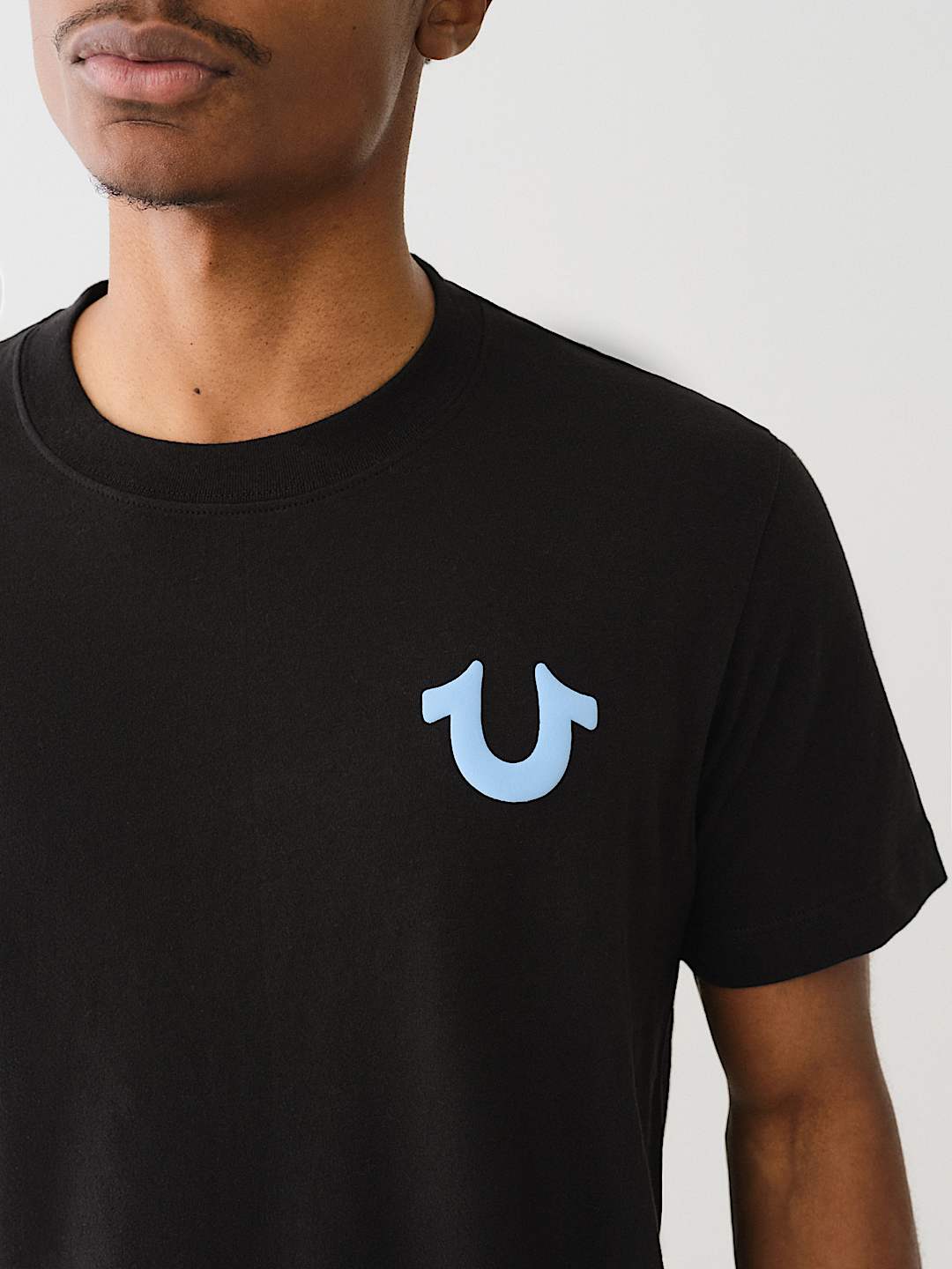 DISTRESSED PUFF PRINT LOGO TEE | True Religion