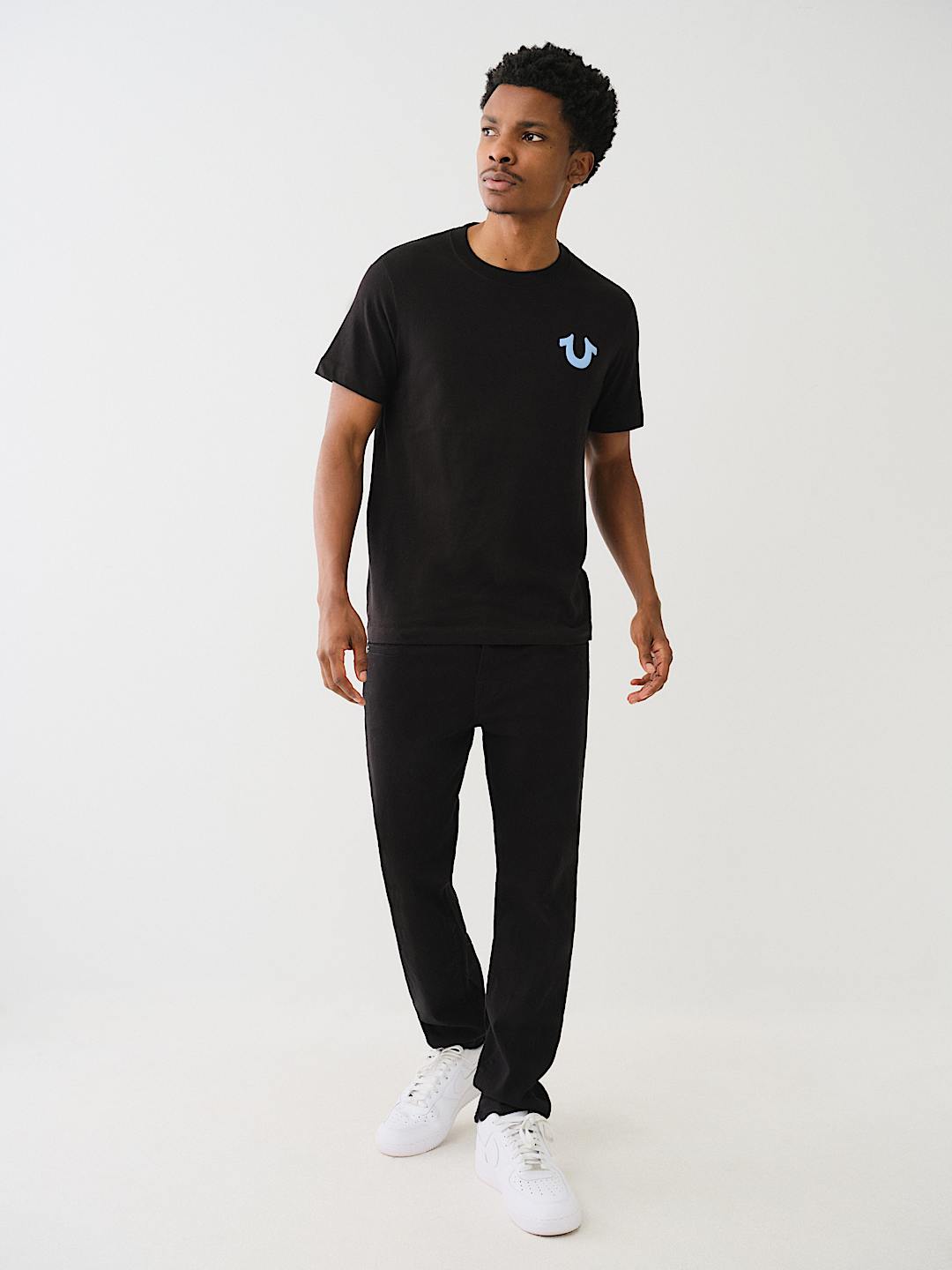 DISTRESSED PUFF PRINT LOGO TEE | True Religion