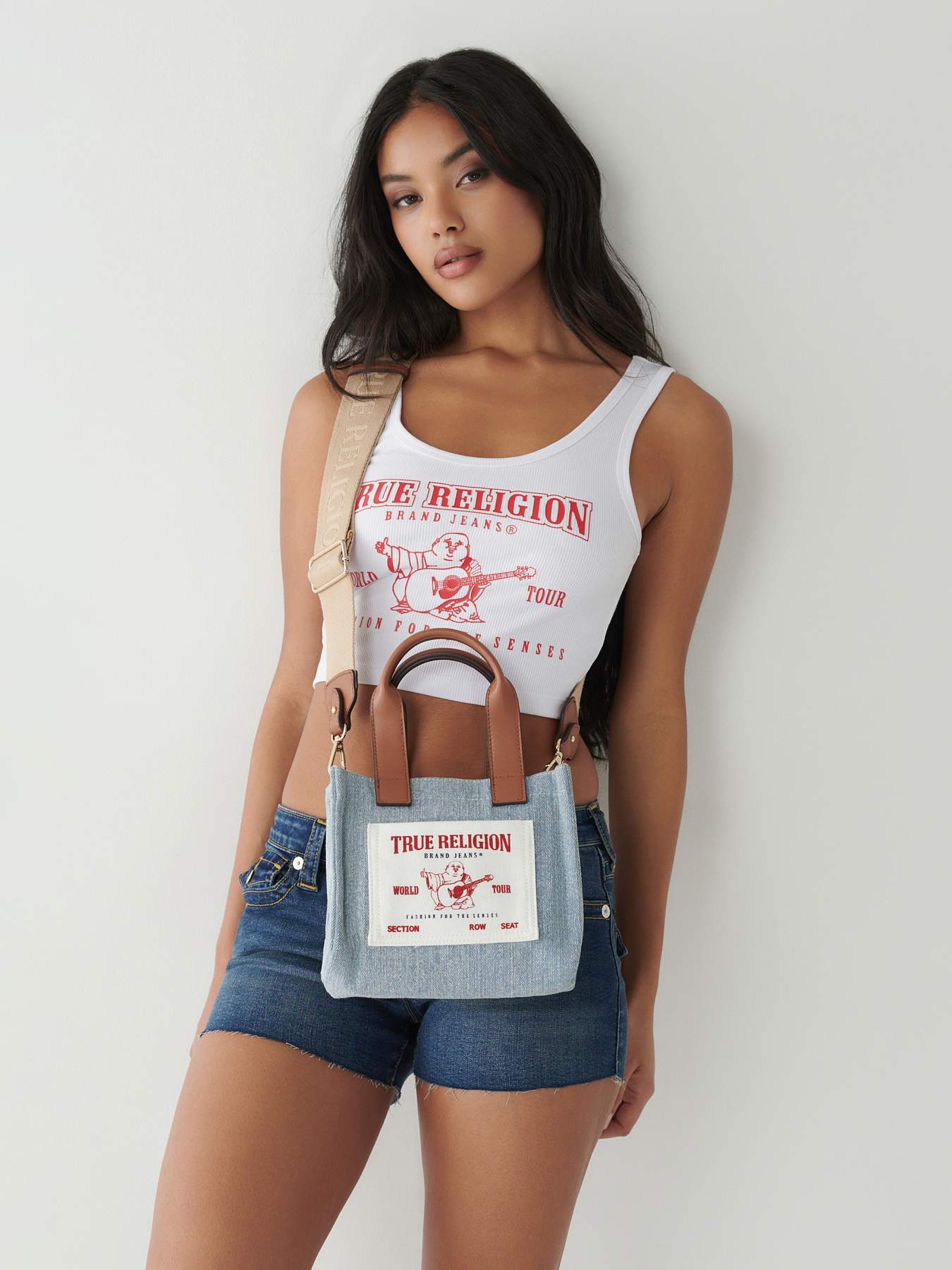 MINI DENIM LOGO TOTE BAG | True Religion