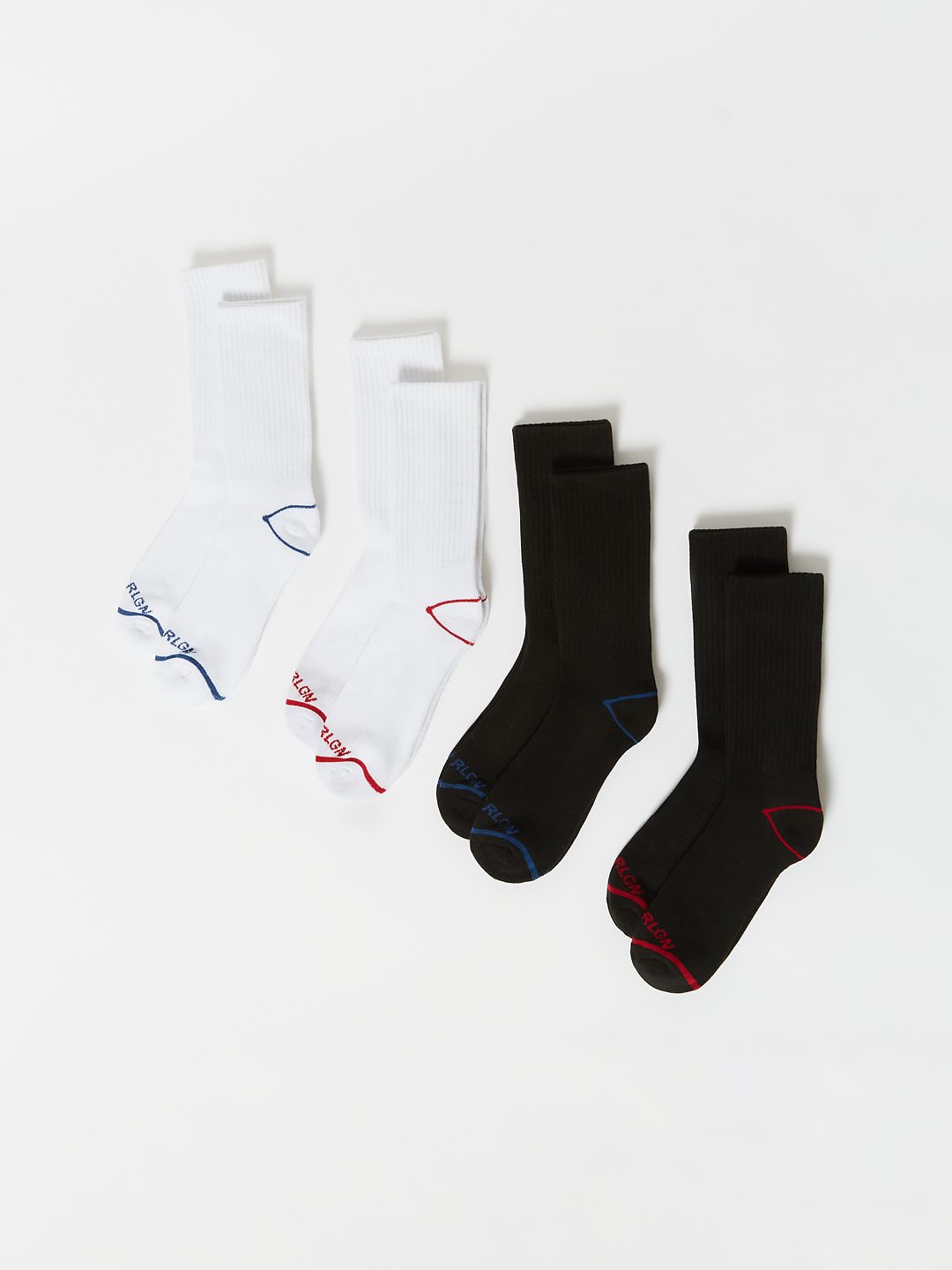 BRANDED LOGO CREW SOCK SET - 8 PACK | True Religion